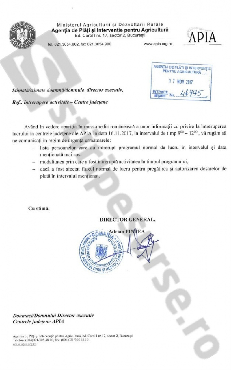 APIA Sălaj, din nou la proteste: “Ministerul Agriculturii recurge la ...